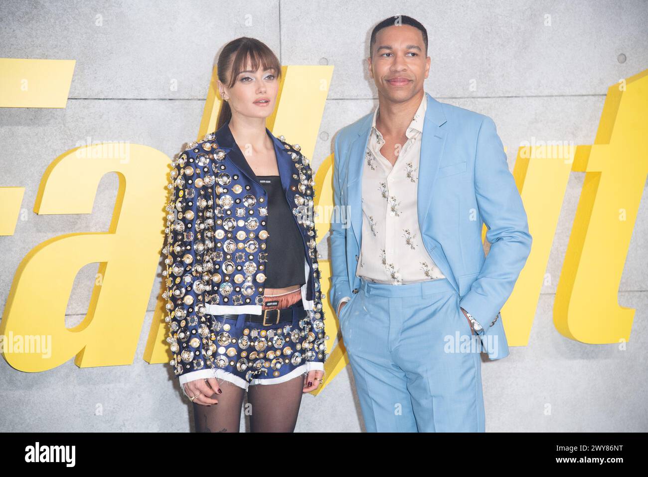 L r ella purnell and aaron moten hi-res stock photography and images ...