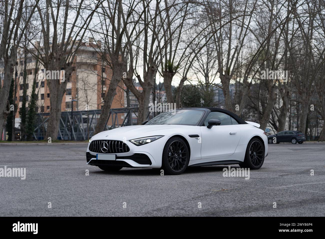 The Roadster from Mercedes AMG. The new Mercedes AMG SL43 Stock Photo ...