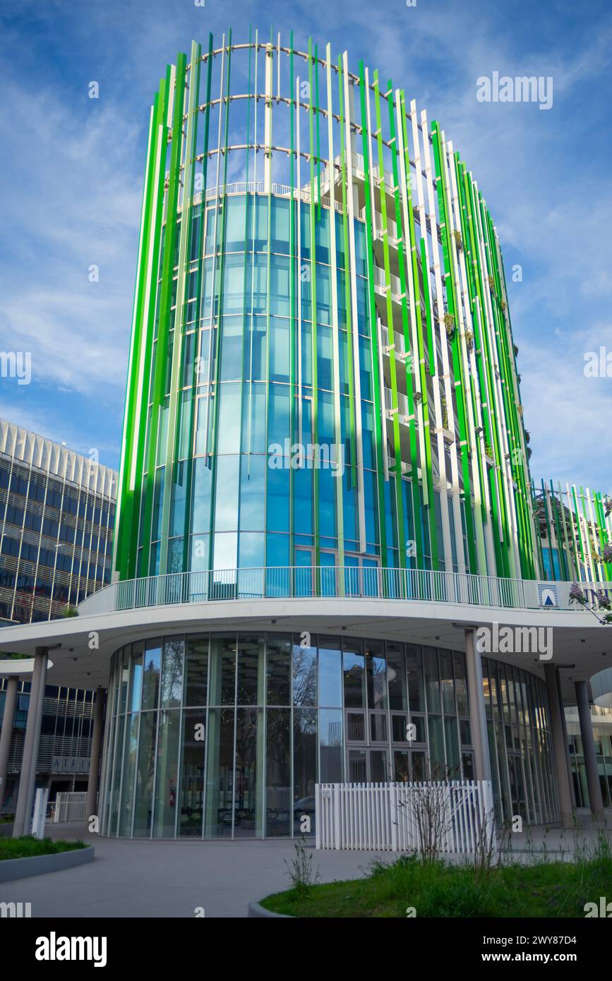 Panorama of the headquarters of the Roma Tre University, via Ostiense ...