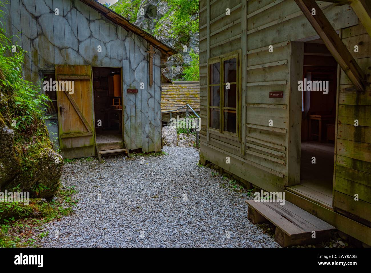 View of the The Franja Partisan Hospital in Slovenia Stock Photo - Alamy
