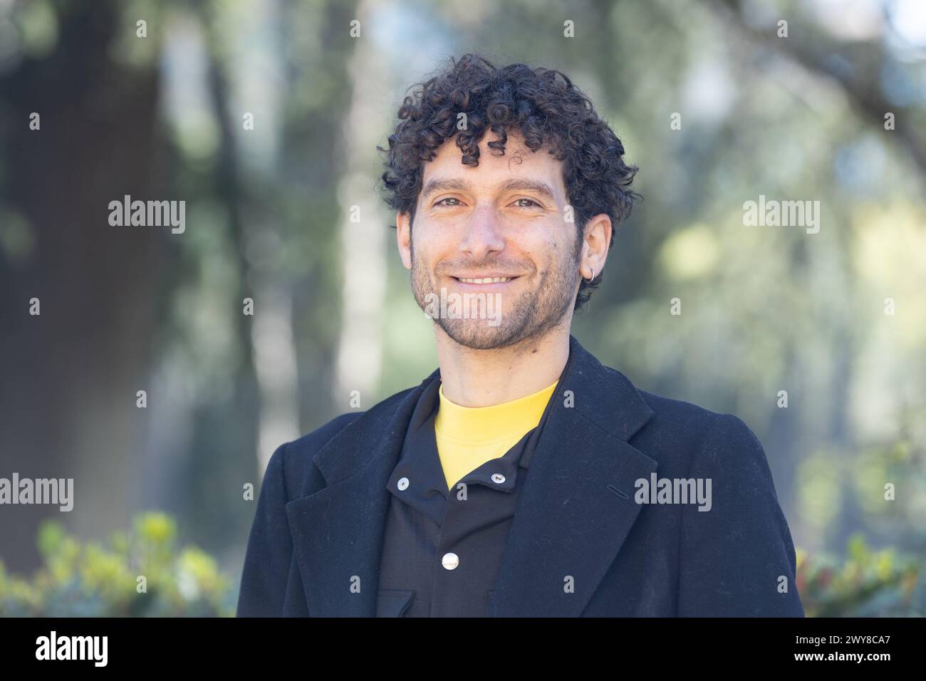 Actor Fabrizio Colica attends the photocall of the film 'Flaminia' at ...