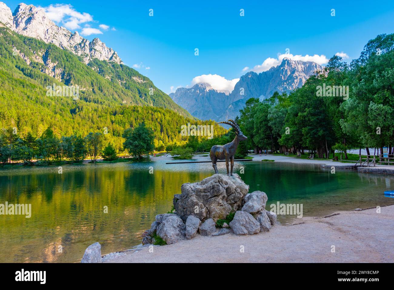 Zlatorog at lake Jasna in Kranjska Gora, Slovenia Stock Photo - Alamy