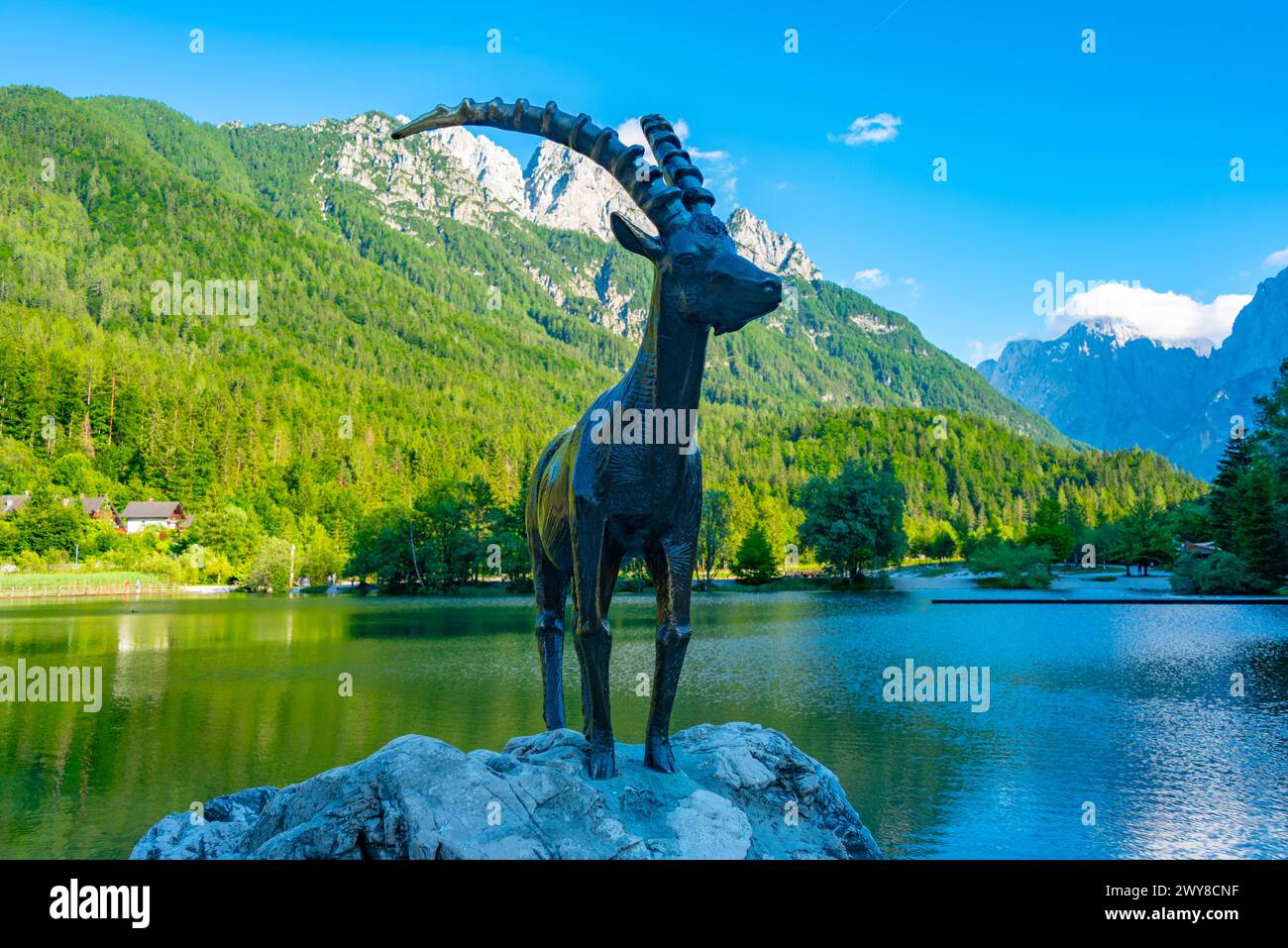 Zlatorog at lake Jasna in Kranjska Gora, Slovenia Stock Photo - Alamy