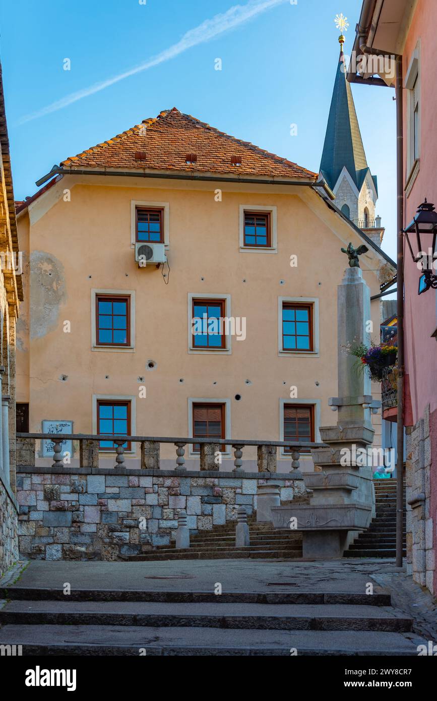 Plecnik staircase and arcades in Kranj, Slovenia Stock Photo - Alamy