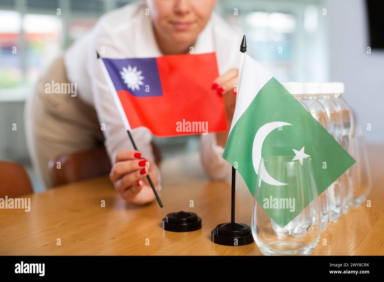 Pakistan taiwan flag hi-res stock photography and images - Alamy