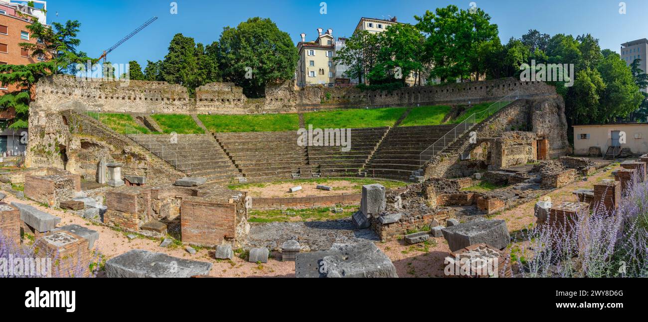 Trieste italy teatro romano hi-res stock photography and images - Alamy