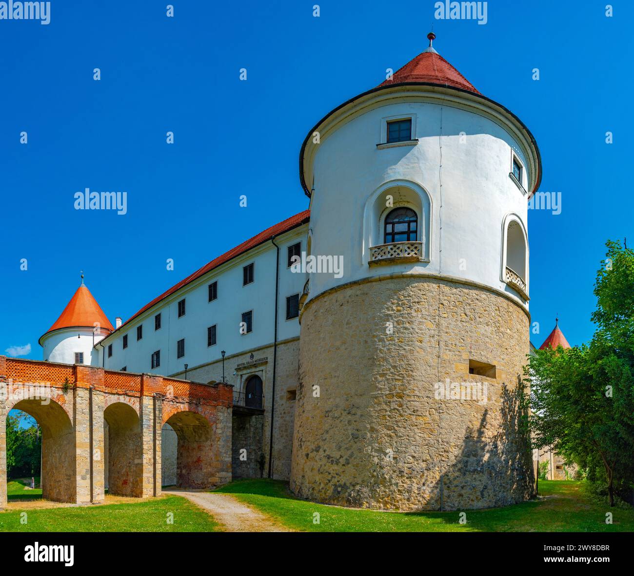 Sunny day at Mokrice castle in Slovenia Stock Photo - Alamy