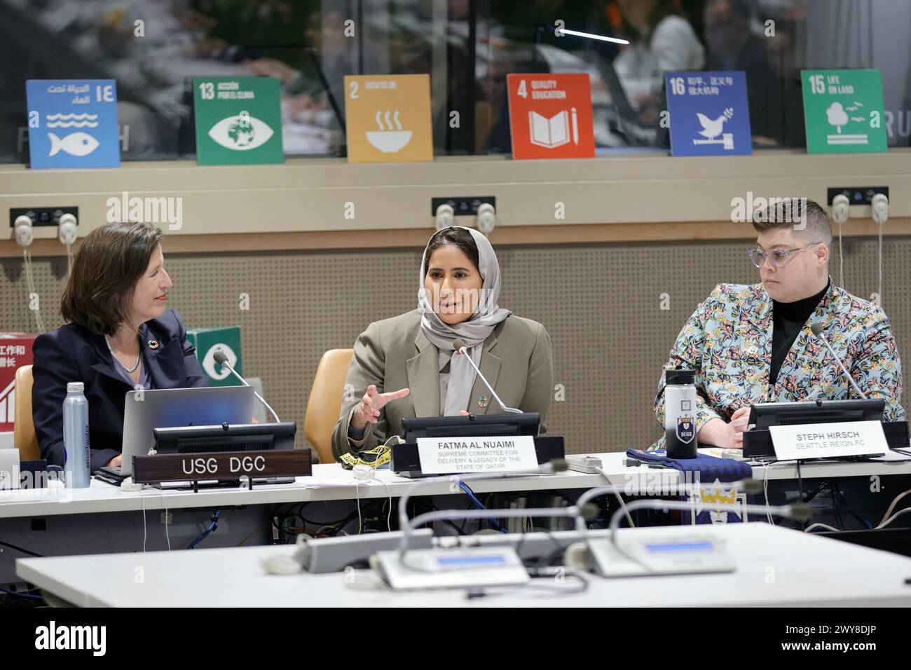 United Nations, New York, USA, April 04, 2024 - Sustainable Development ...
