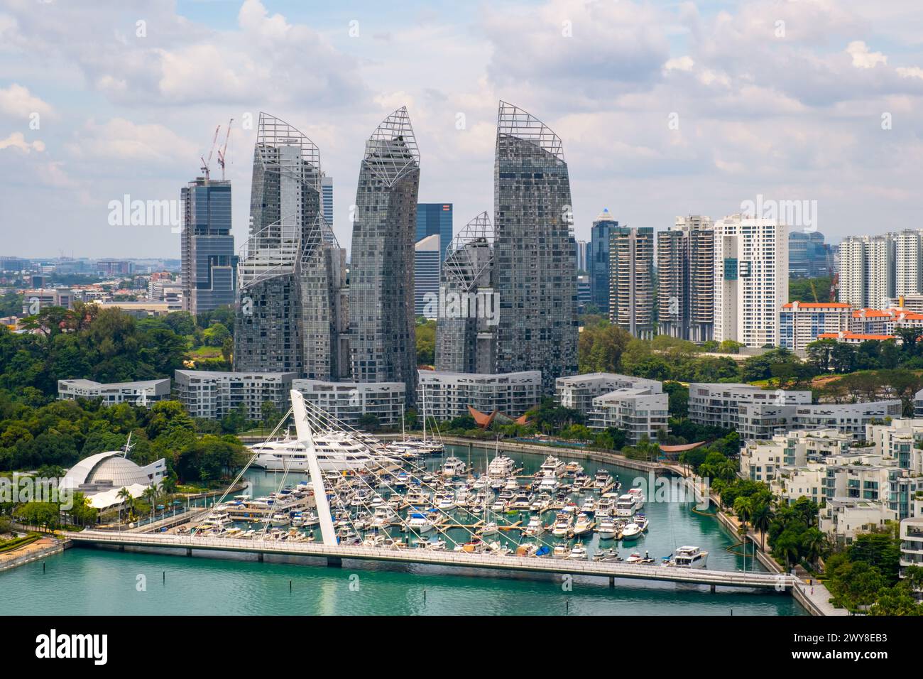 Reflections at Keppel Bay Singapore Stock Photo - Alamy