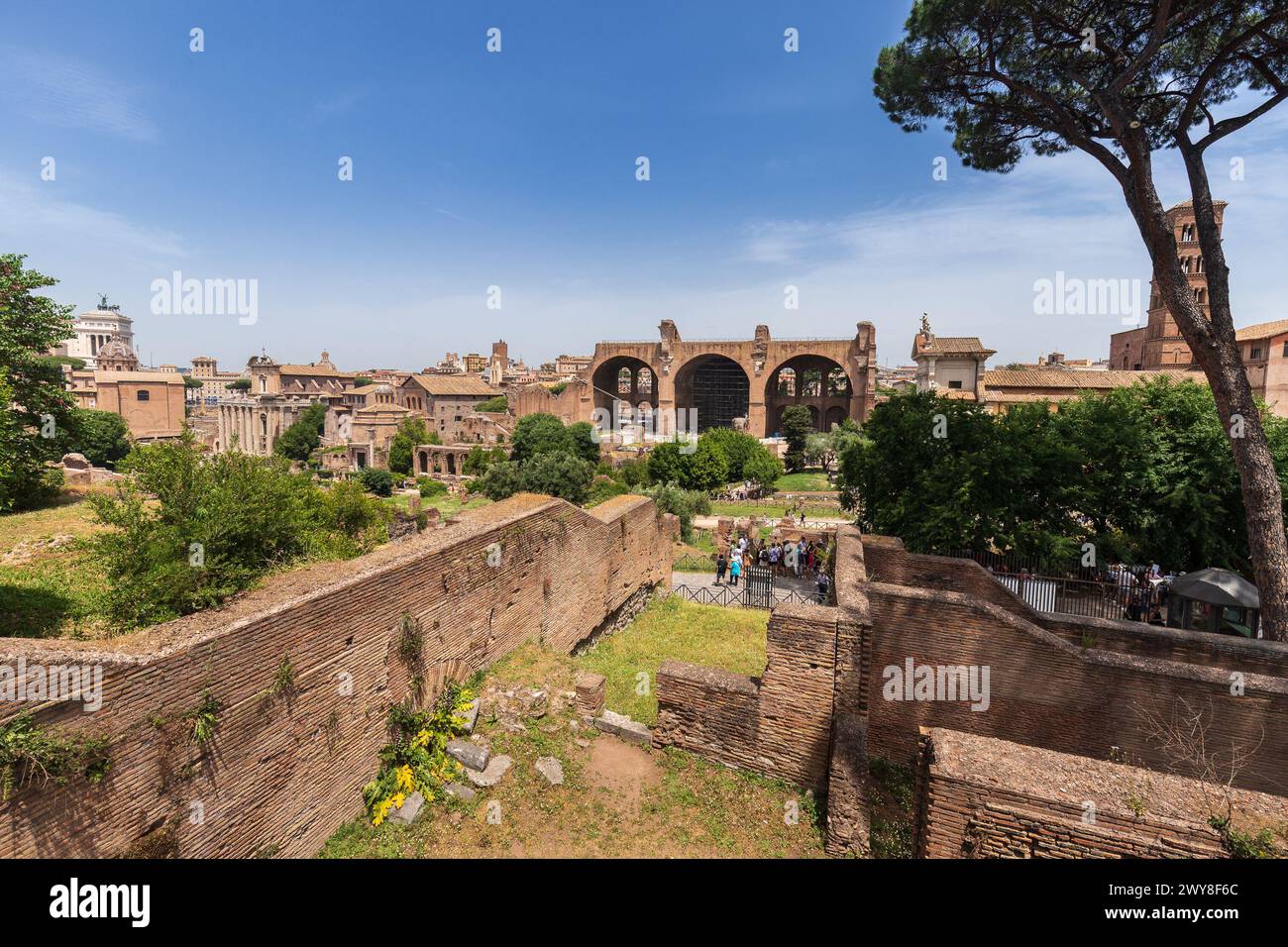 ROME, ITALY - MAY 26, 2022: Archeological Park of the Colosseo in Rome ...