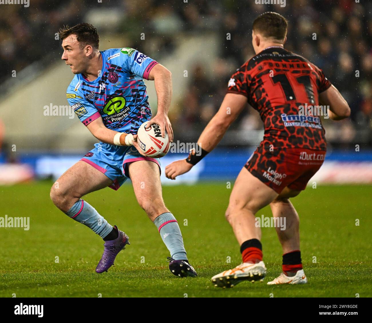 Harry Smith of Wigan Warriors in action during the Betfred Super League ...
