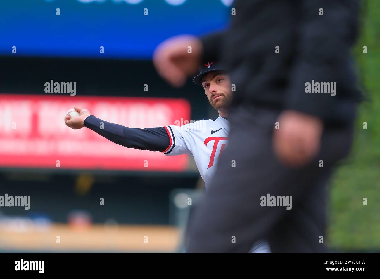 Minneapolis, Minnesota, USA. 4th Apr, 2024. Minnesota Twins second ...