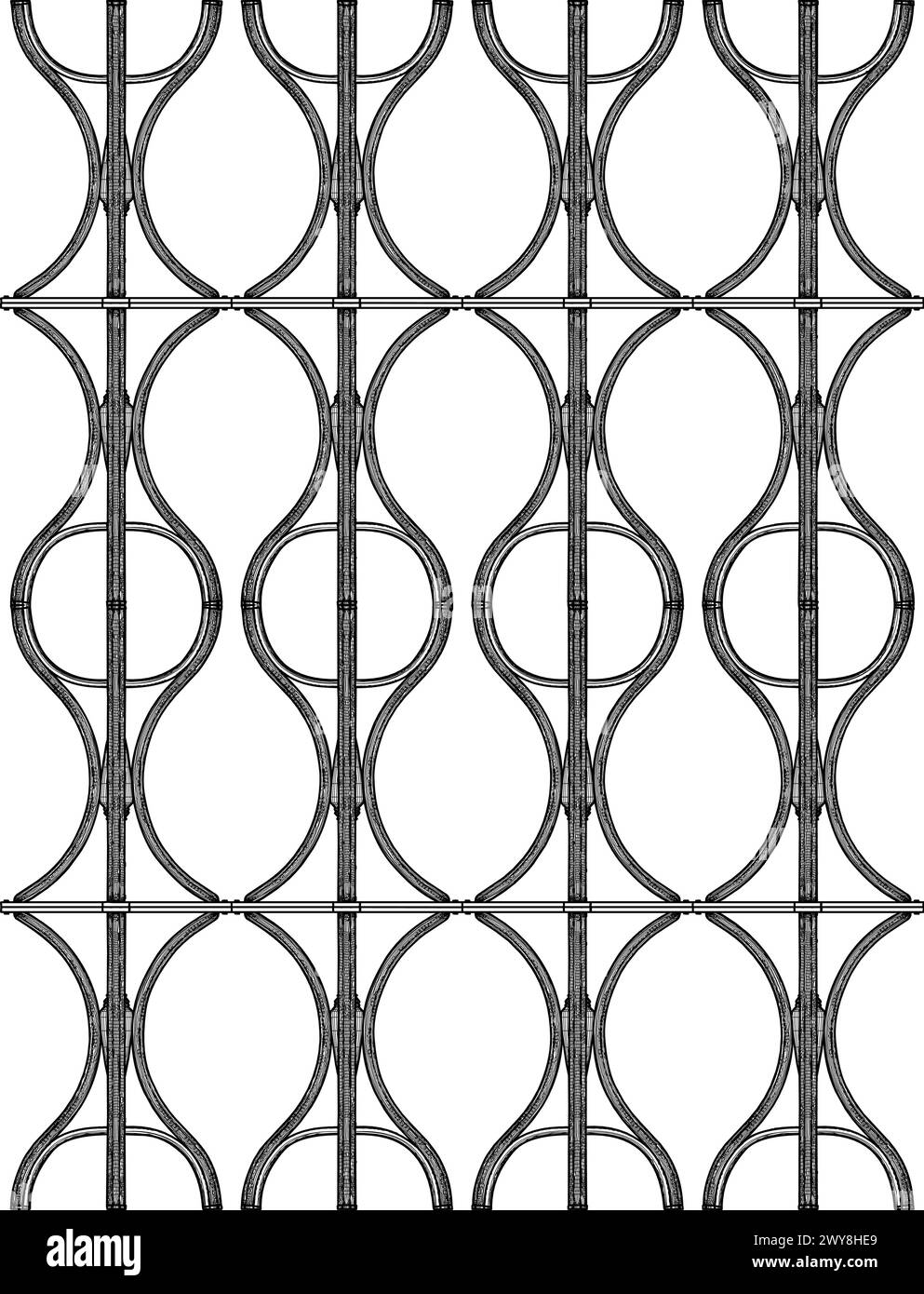 Abstract Construction Structure Vector. A Vector Illustration Of ...