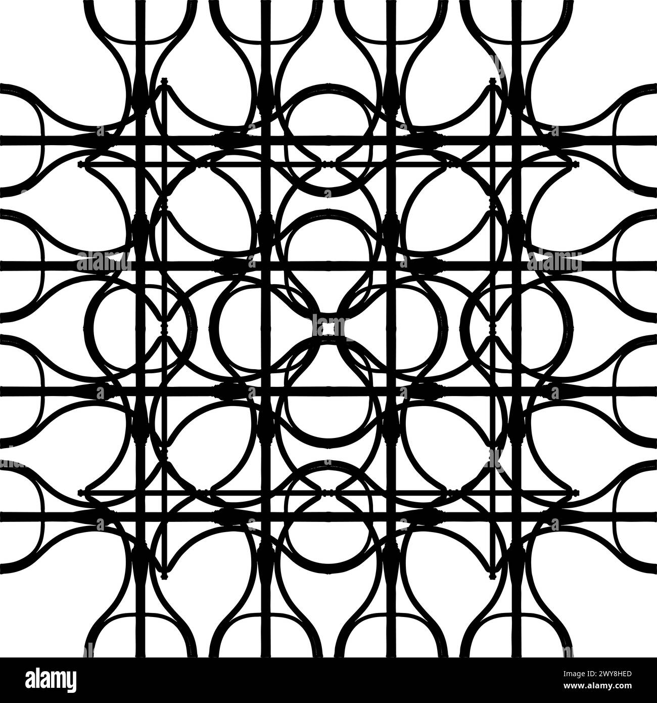 Abstract Construction Structure Vector A Vector Illustration Of Architectural Construction