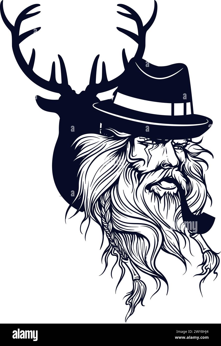 Hunter tools black Cut Out Stock Images & Pictures - Alamy