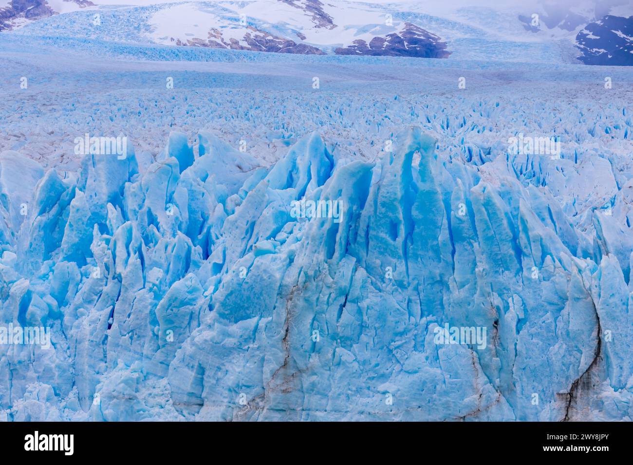Perito Moreno Glacier blue ice in Argentina, Patagonia. Iceberg and ice ...