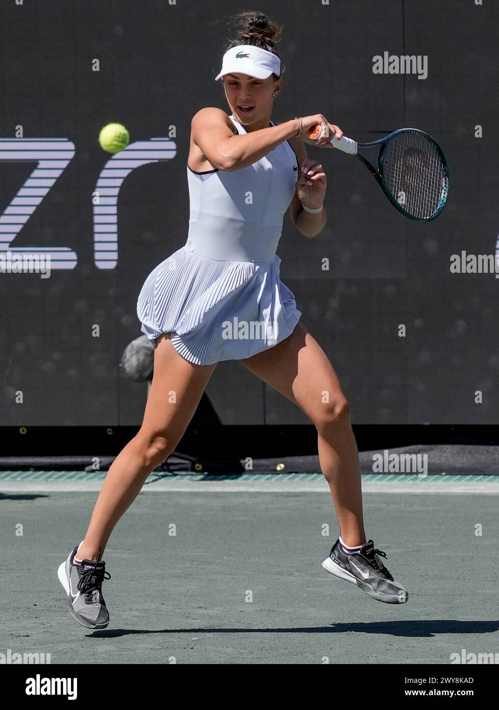 April 4, 2024: Jaqueline Cristian (ROU) defeated Emma Navarro (USA) at ...