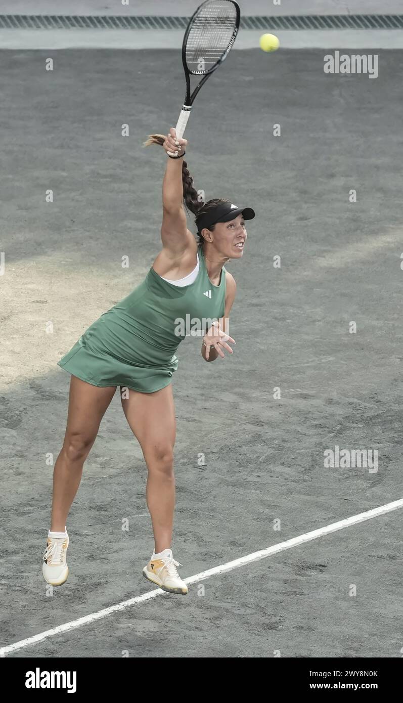 April 2, 2024: Jessica Pegula (USA) defeated Amanda Anisimova (USA) at ...