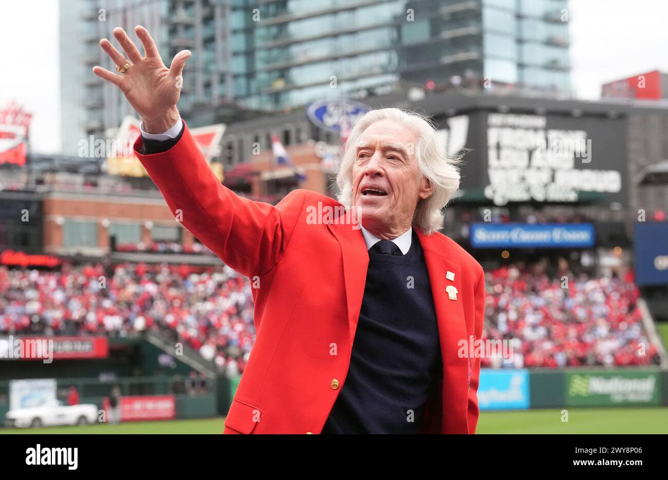 St. Louis, United States. 04th Apr, 2024. Former St. Louis Cardinals ...