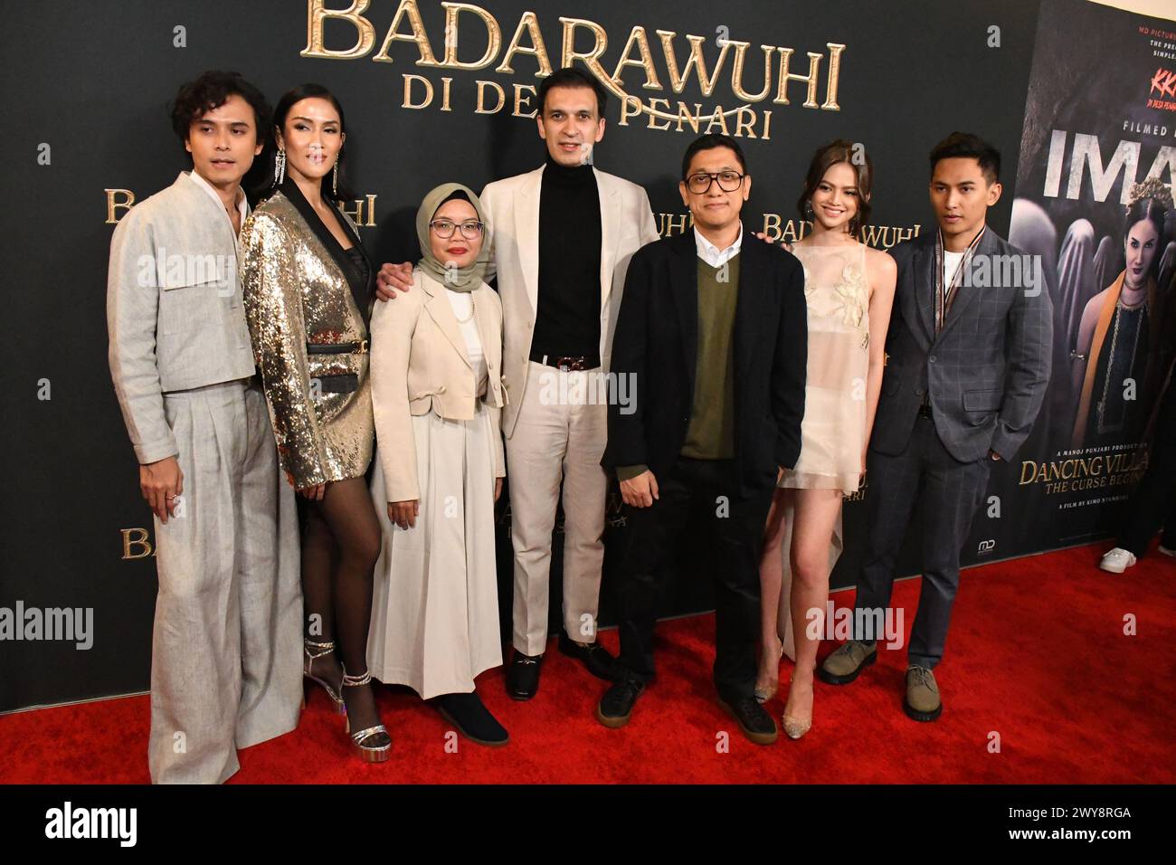 Los Angeles, California, USA 4th April 2024 (L-R) Actor Jourdy Pranata ...