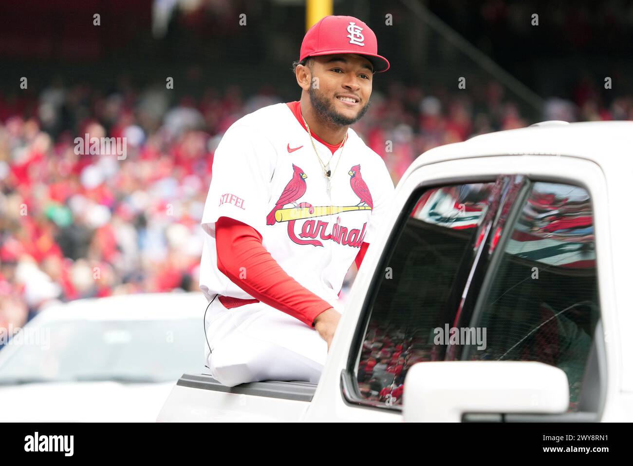 St. Louis, United States. 08th Apr, 2024. St. Louis Cardinals rookie ...