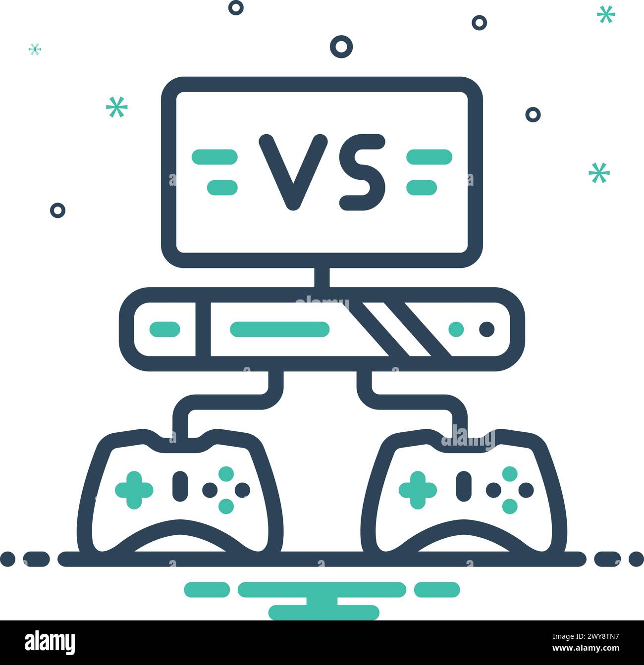 Multiplayer symbol Cut Out Stock Images & Pictures - Alamy