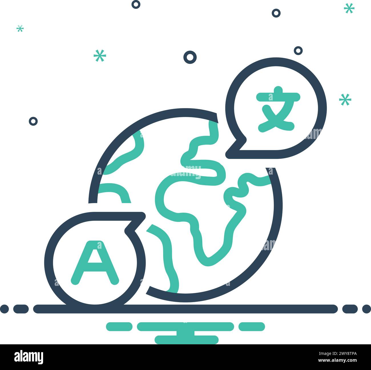 Icon for foreign language, language Stock Vector Image & Art - Alamy