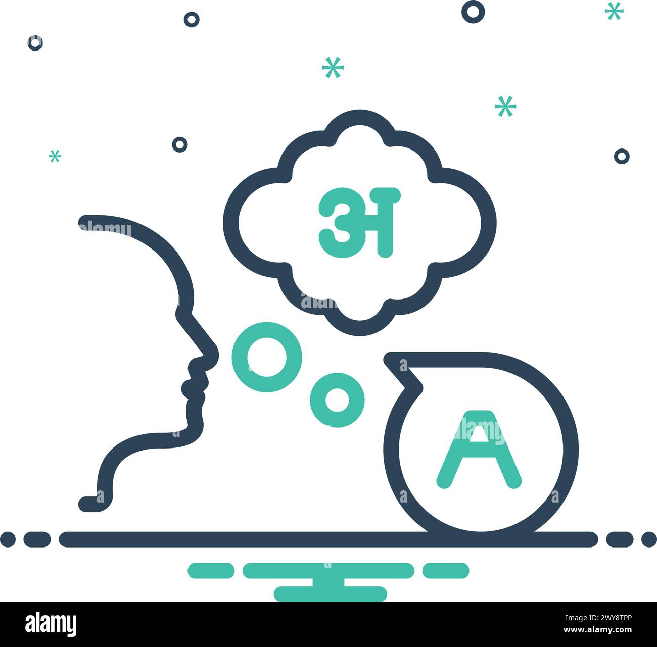 Icon for dialect, bilingual Stock Vector Image & Art - Alamy