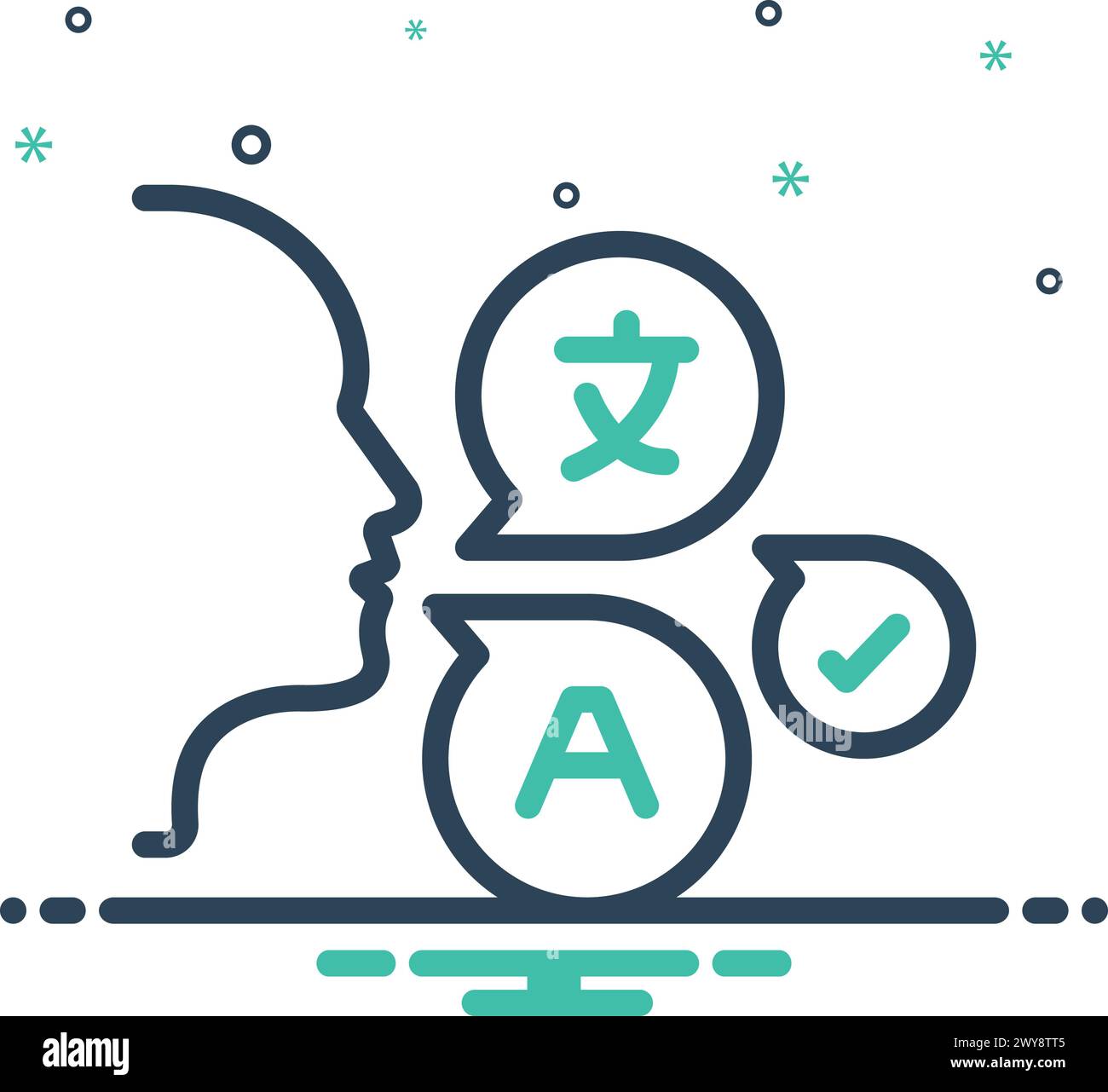 Pronunciation vector vectors Stock Vector Images - Alamy