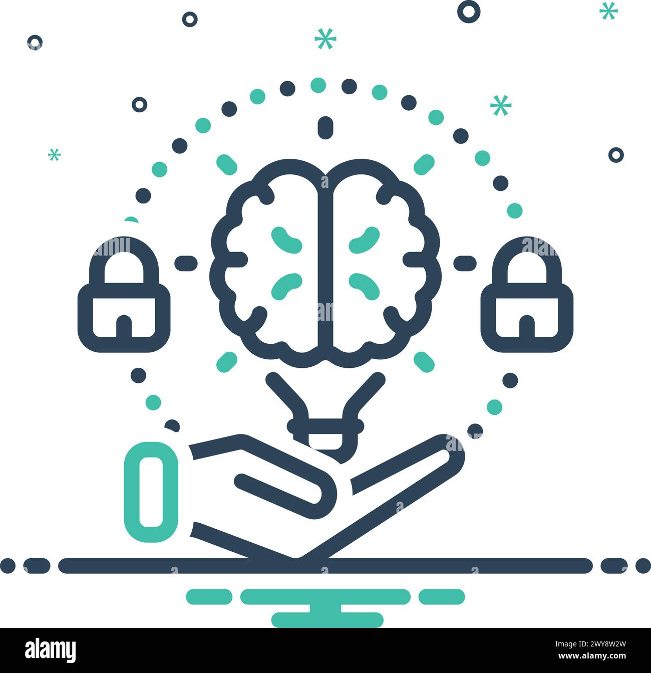 Intellectual security Stock Vector Images - Alamy