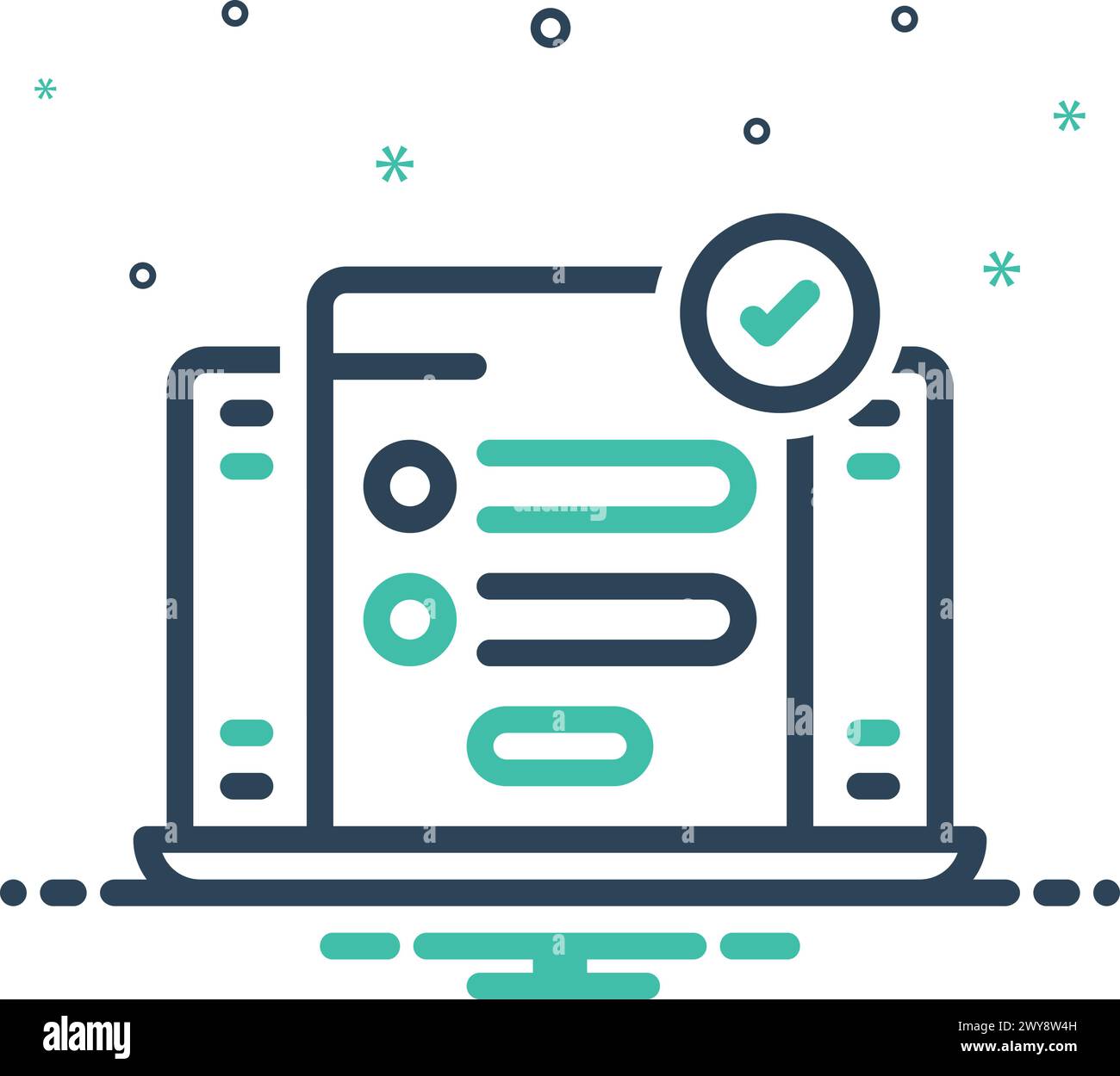 Icon for registered, browser Stock Vector Image & Art - Alamy