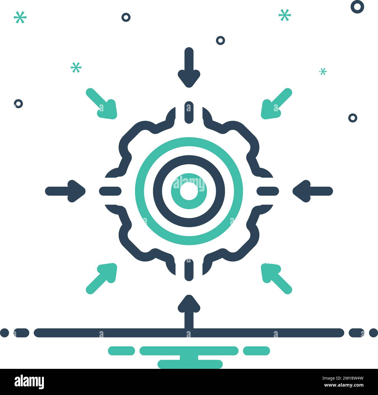 Icon for goal setting, goal Stock Vector Image & Art - Alamy