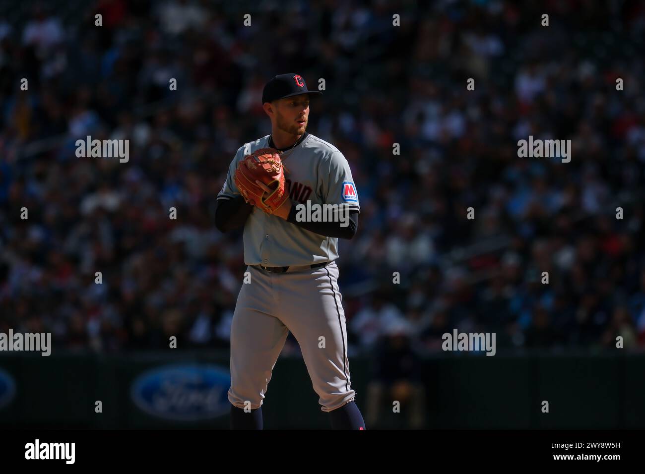 Cleveland guardians tanner bibee hi-res stock photography and images ...