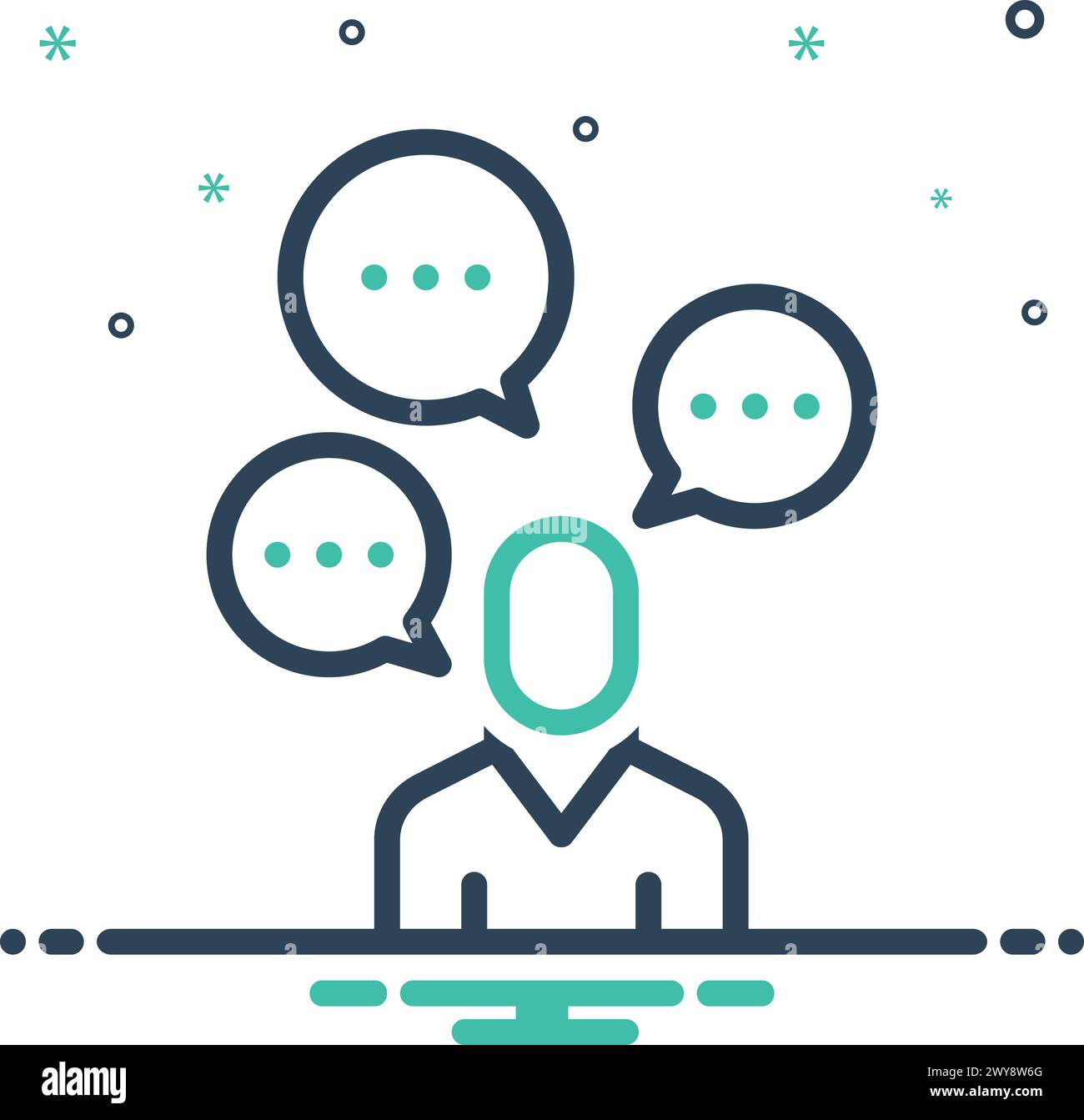 Icon for dialog, dialogue Stock Vector Image & Art - Alamy