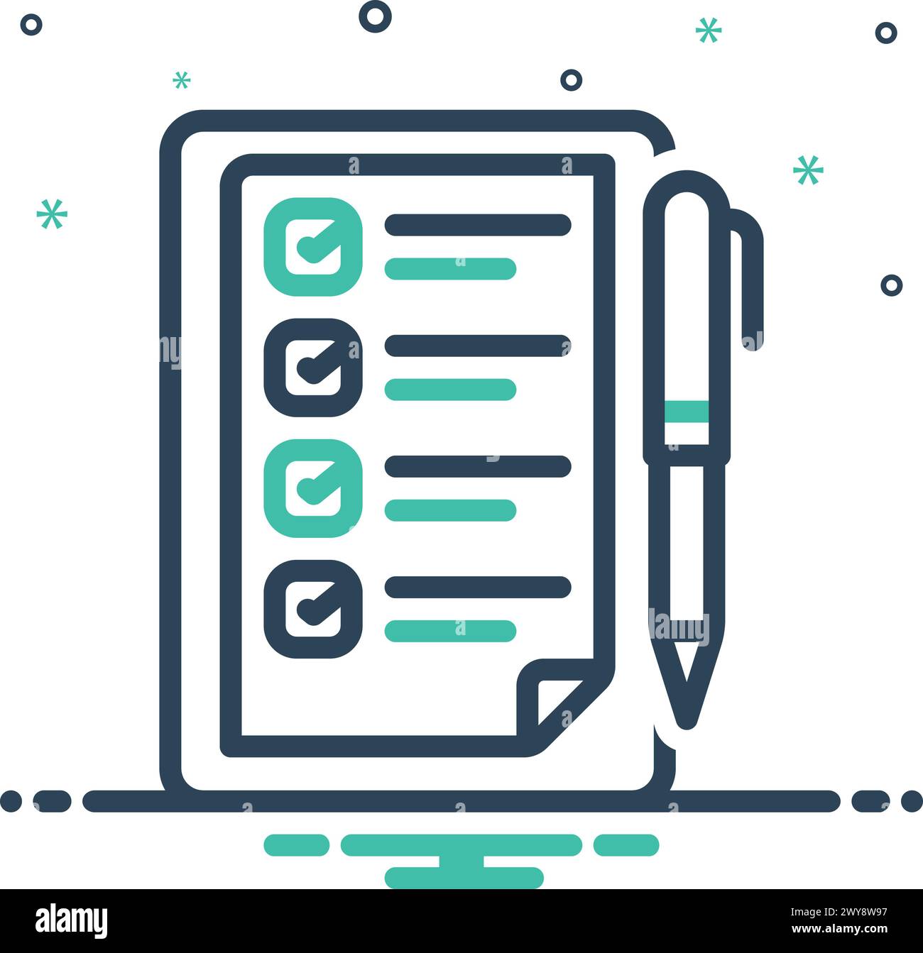 Icon for task, check Stock Vector Image & Art - Alamy