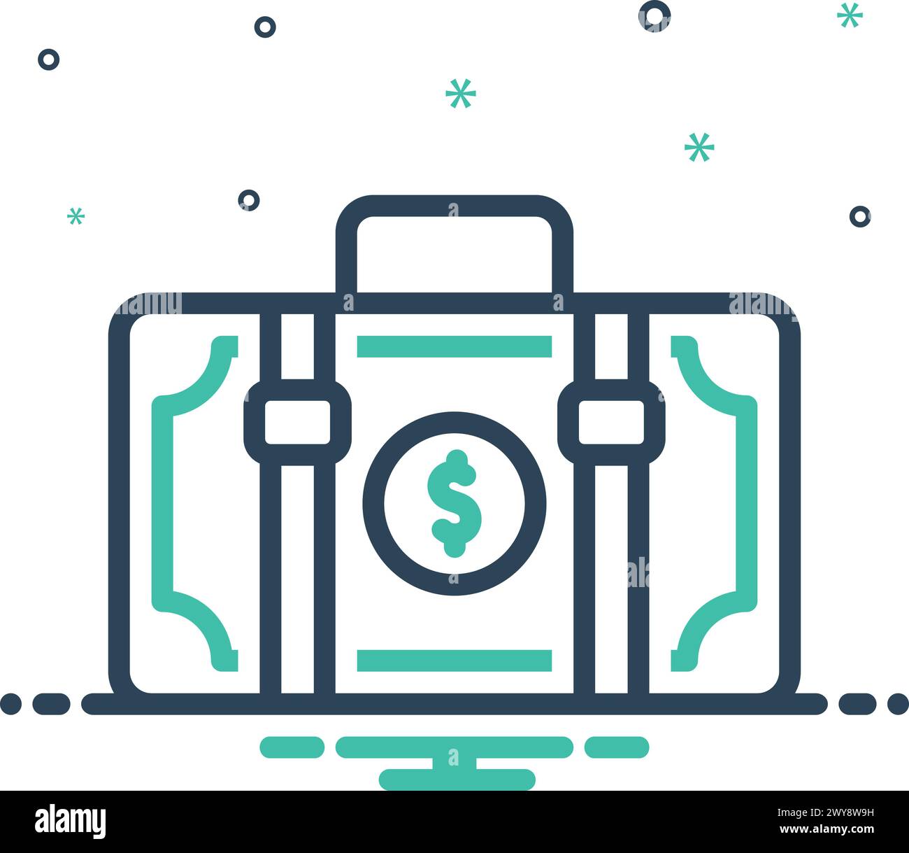 Budget case logo Stock Vector Images - Alamy