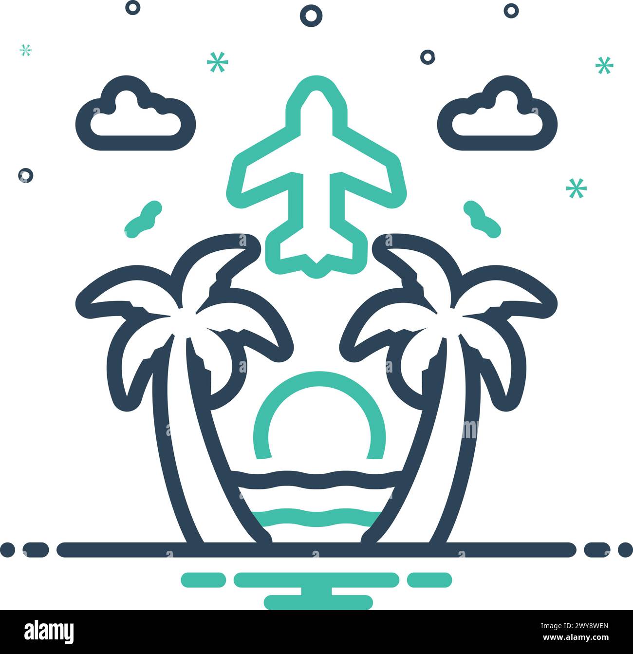 Travel tourism coastal Stock Vector Images - Alamy