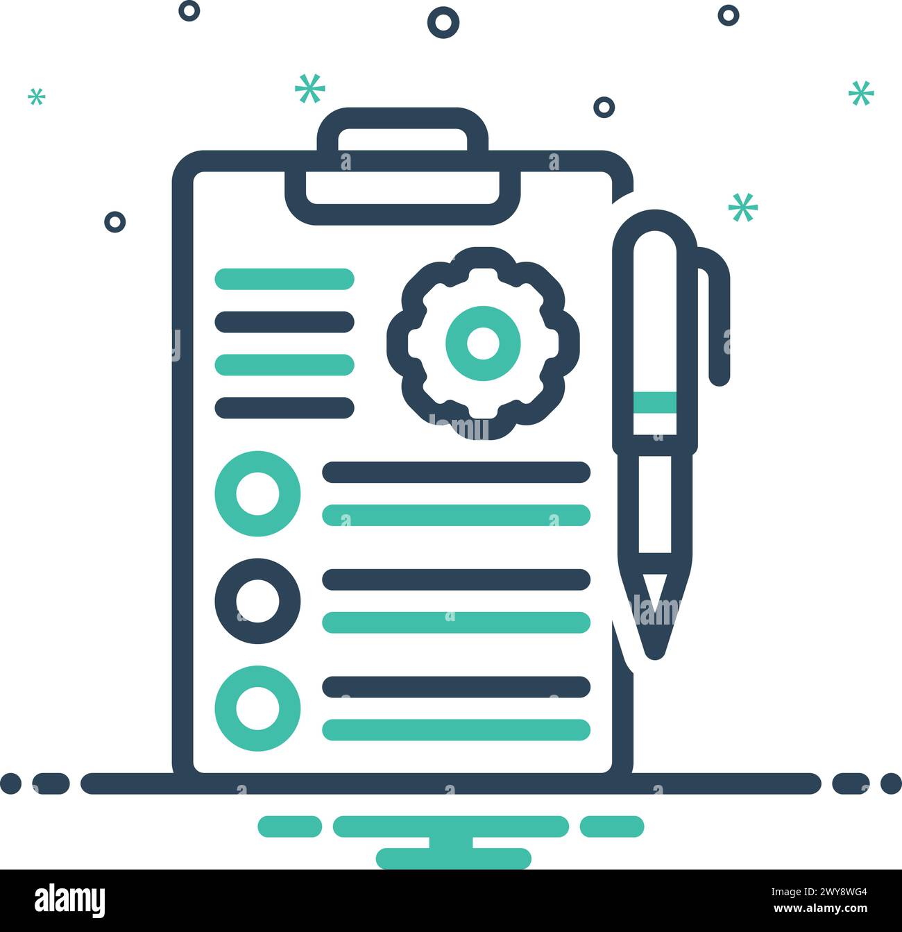 Icon for requirements, paperwork Stock Vector Image & Art - Alamy