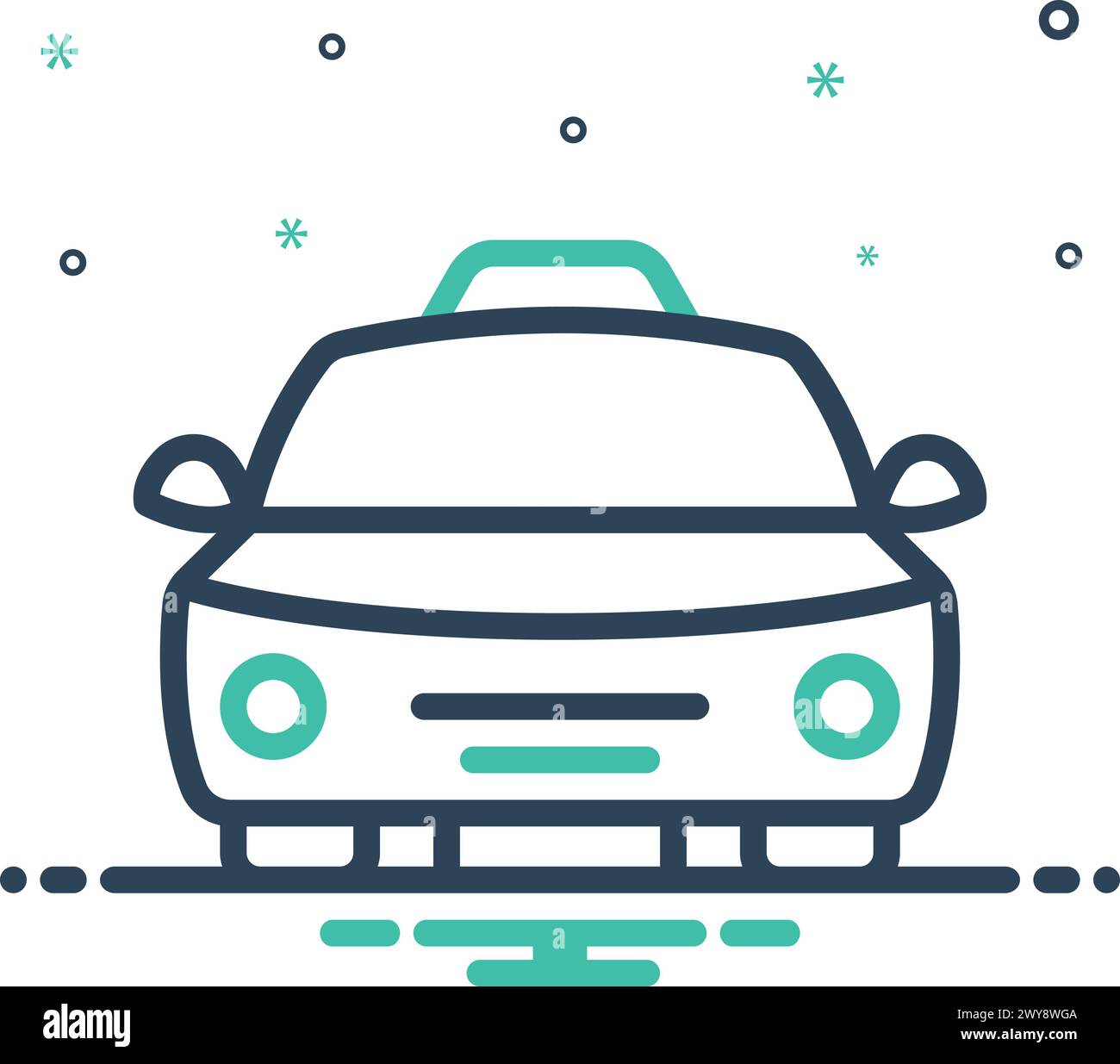Minicab Stock Vector Images - Alamy
