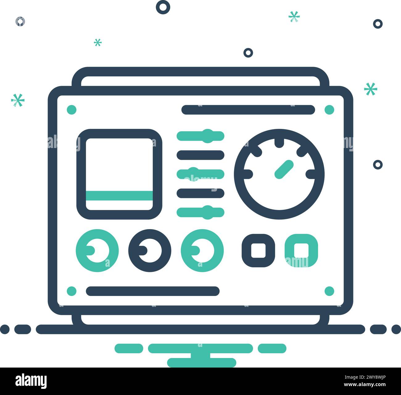 Icon for control panel, control Stock Vector Image & Art - Alamy