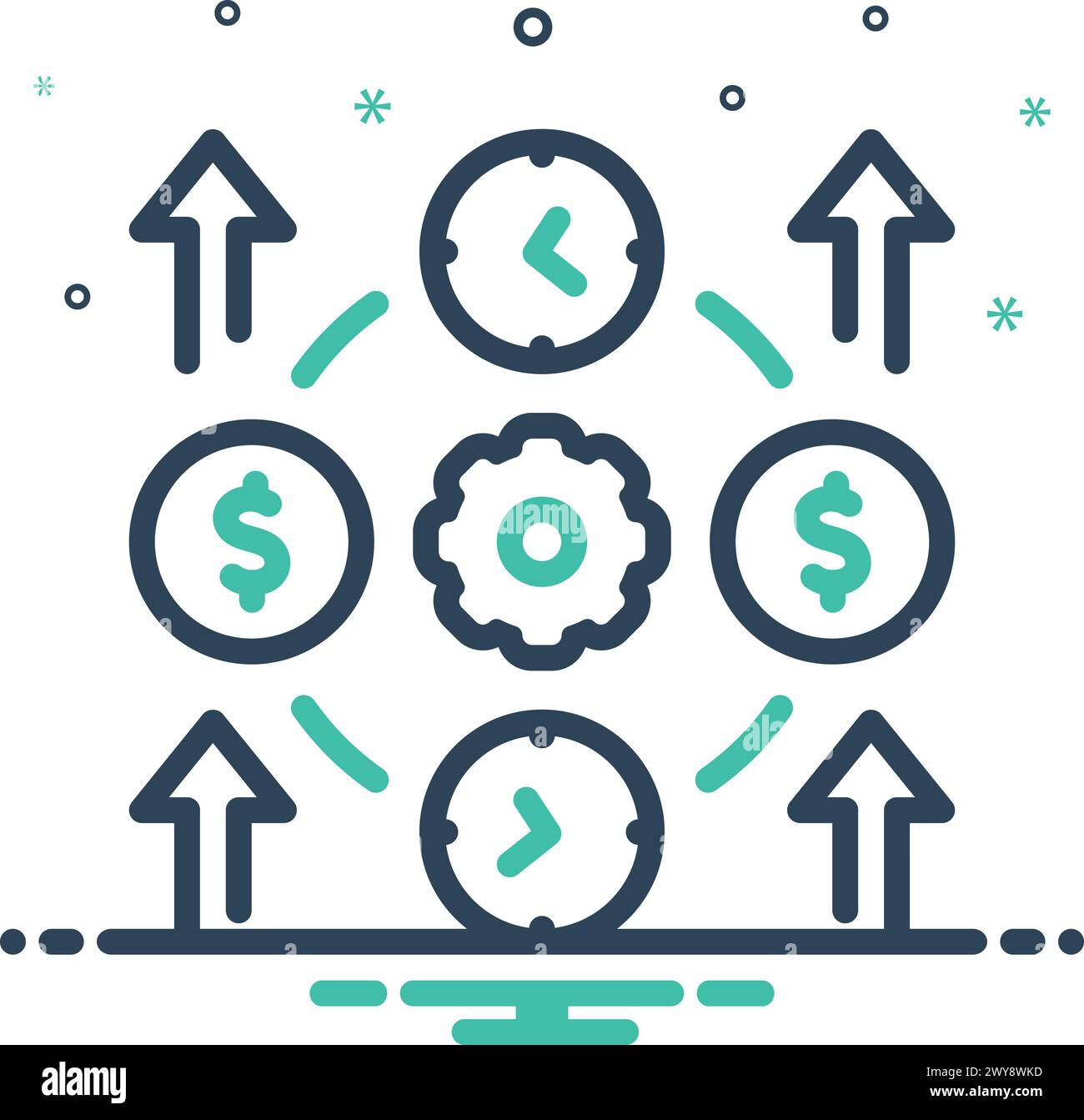 Icon for production efficiency, production Stock Vector Image & Art - Alamy