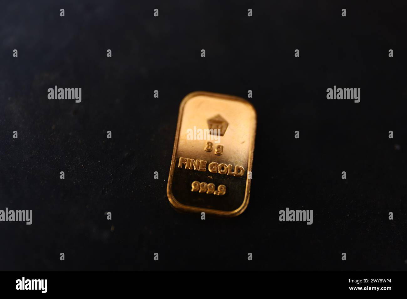 Fine gold bar (goldbar), produced by PT Aneka Tambang (Antam) Indonesia ...