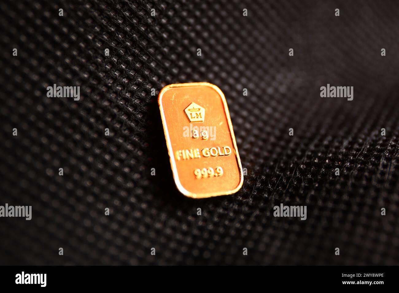 Fine gold bar (goldbar), produced by PT Aneka Tambang (Antam) Indonesia ...
