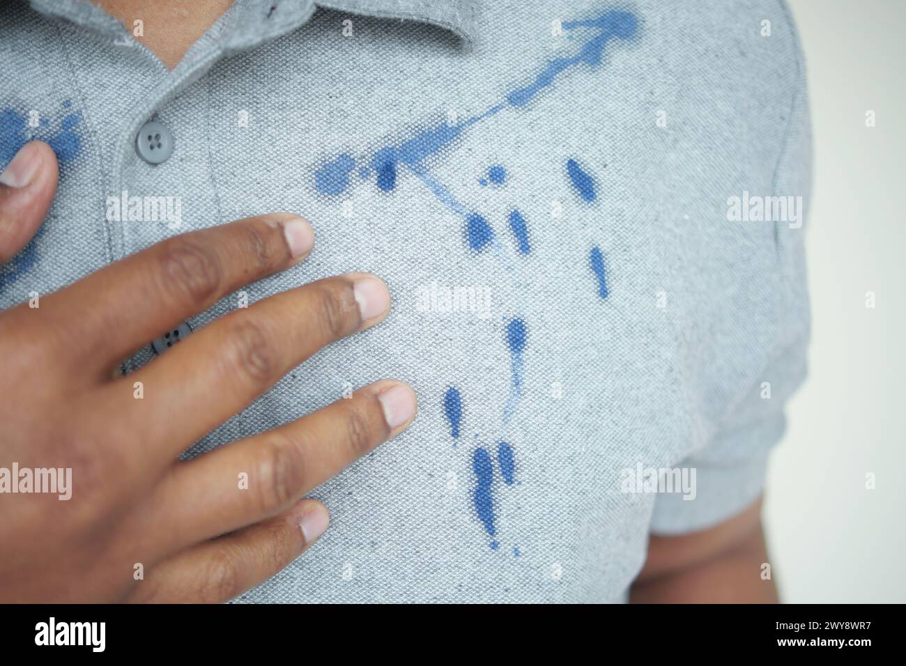 Ink stain clothes hi-res stock photography and images - Alamy