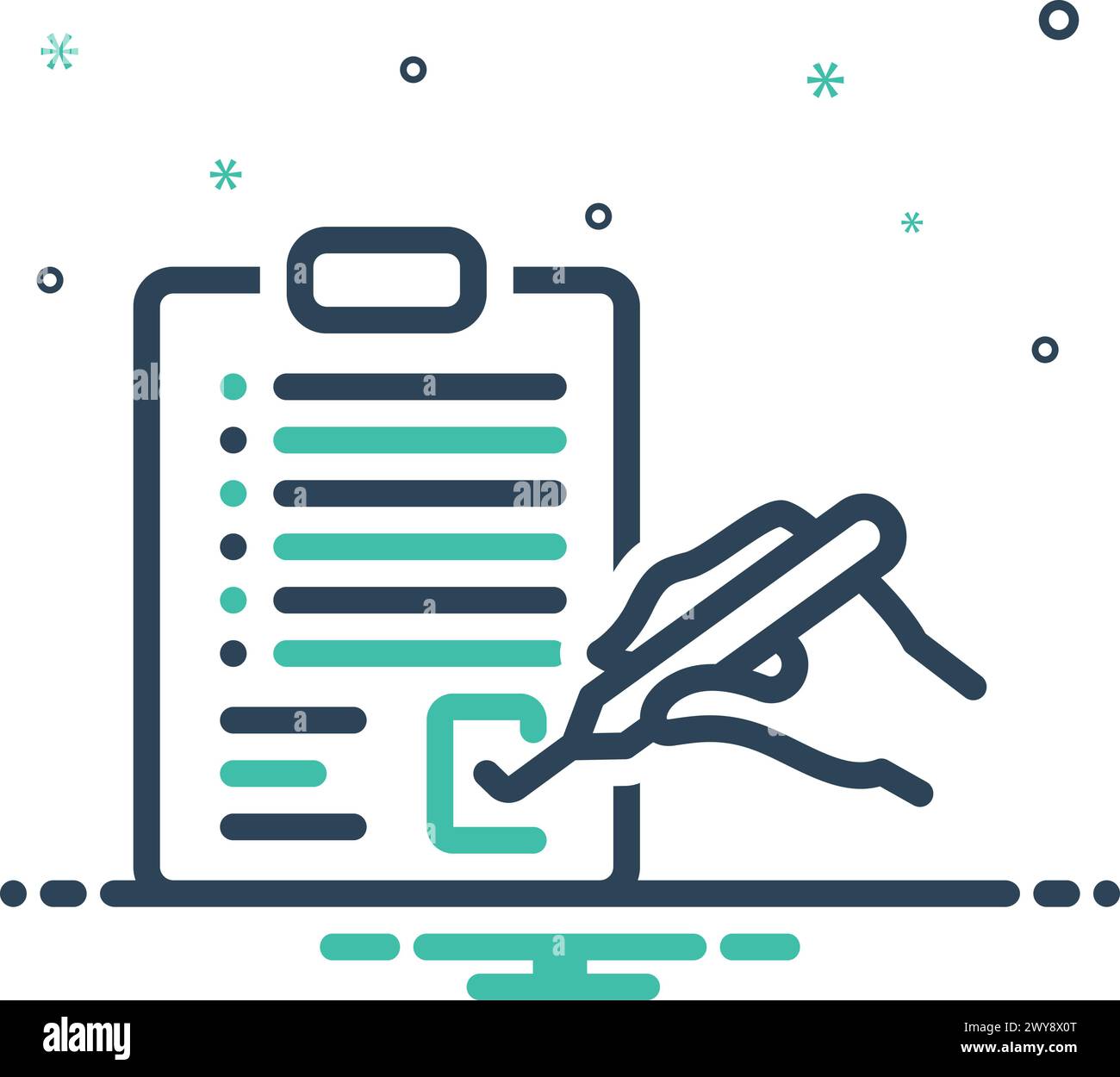 Icon for correct, document Stock Vector Image & Art - Alamy