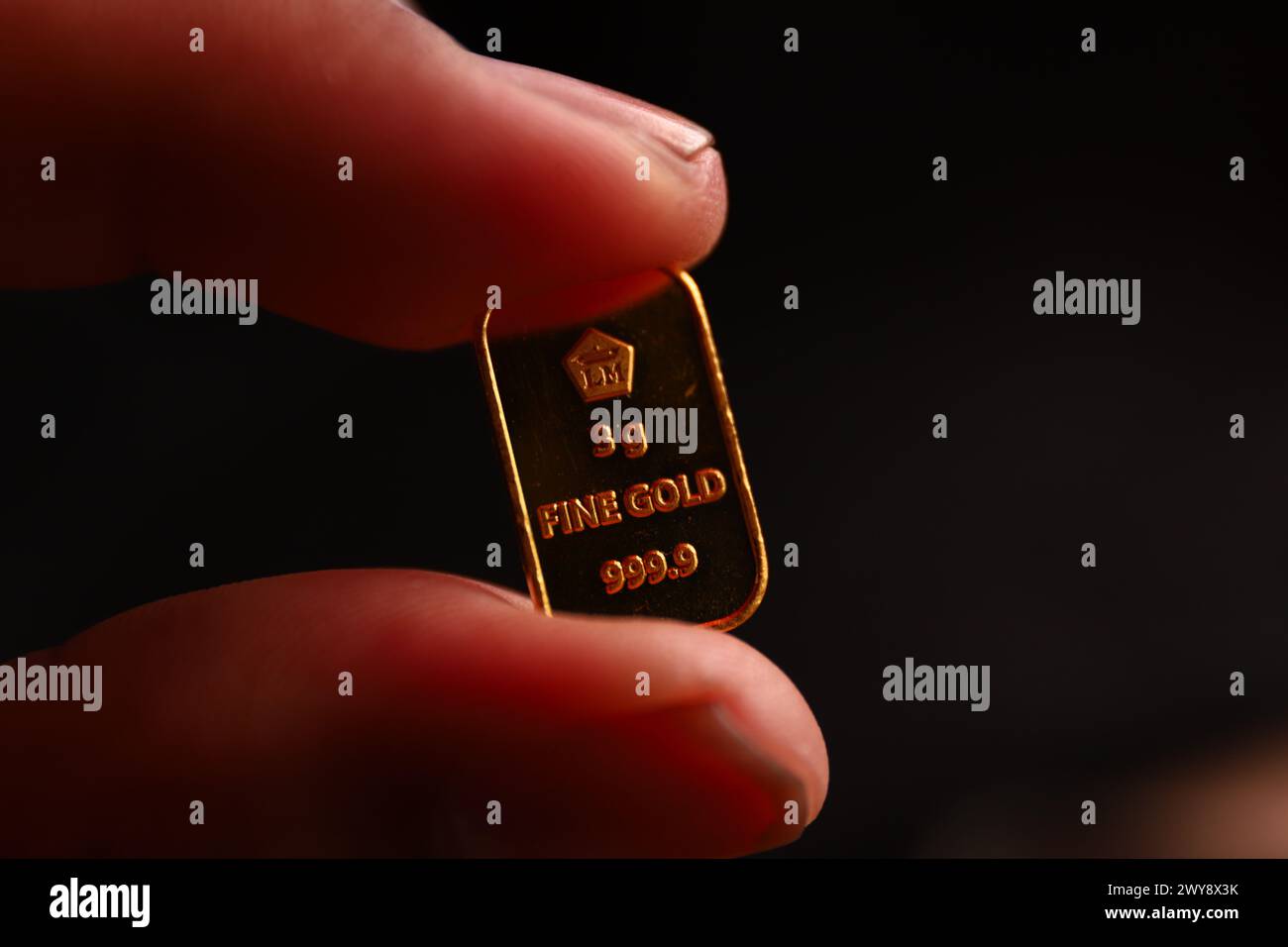 Fine gold bar (goldbar), produced by PT Aneka Tambang (Antam) Indonesia ...