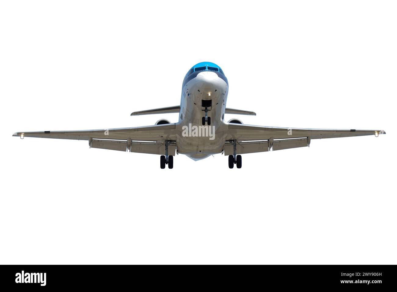 Plane is isolated on a clean white background Stock Photo - Alamy