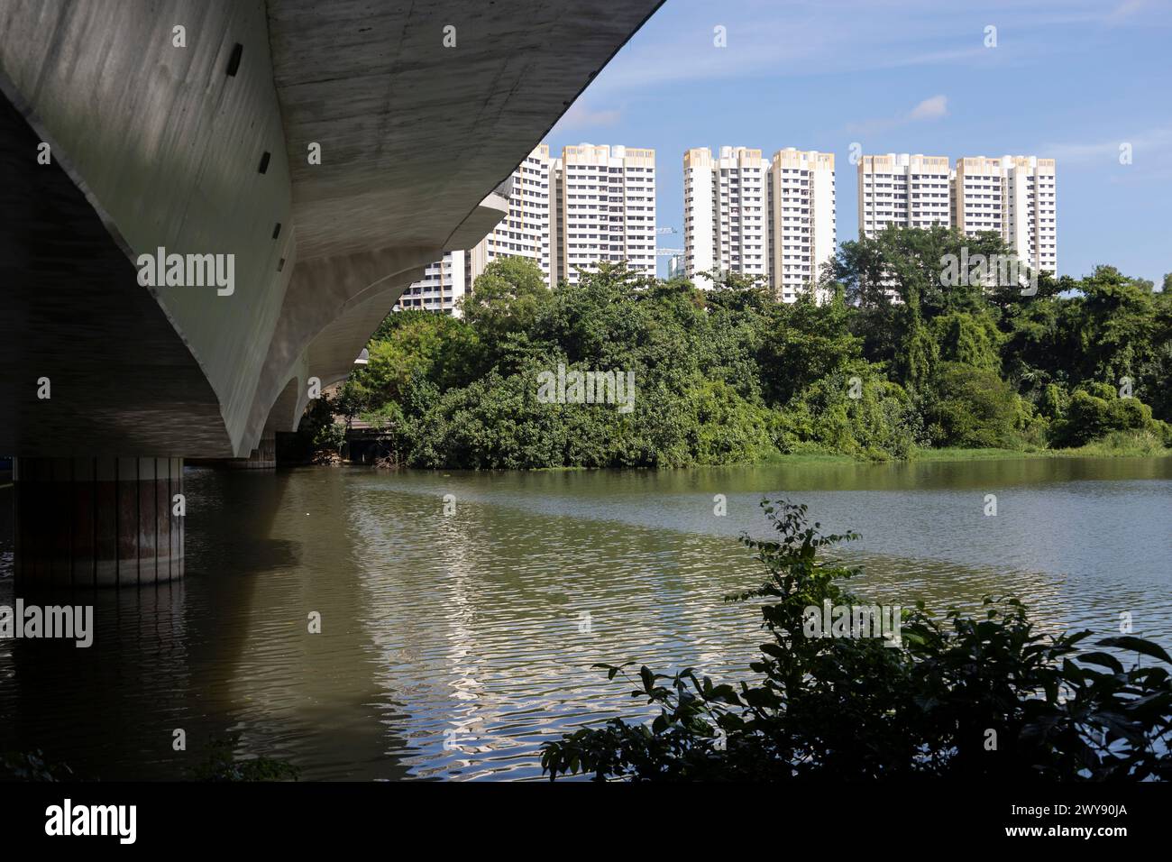 Sengkang riverside bridge hi-res stock photography and images - Alamy