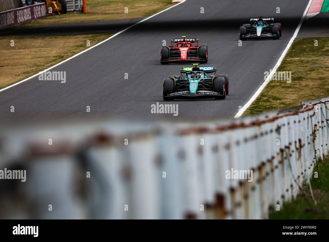 14 ALONSO Fernando (spa), Aston Martin F1 Team AMR24, 55 SAINZ Carlos ...