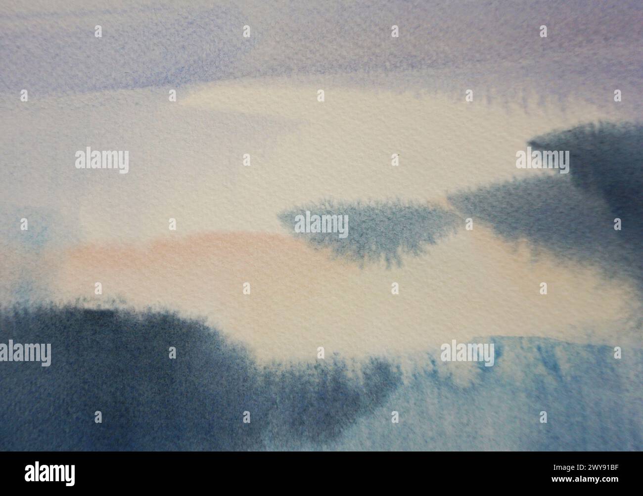 brush stroke original watercolor painting abstract expressionism ...